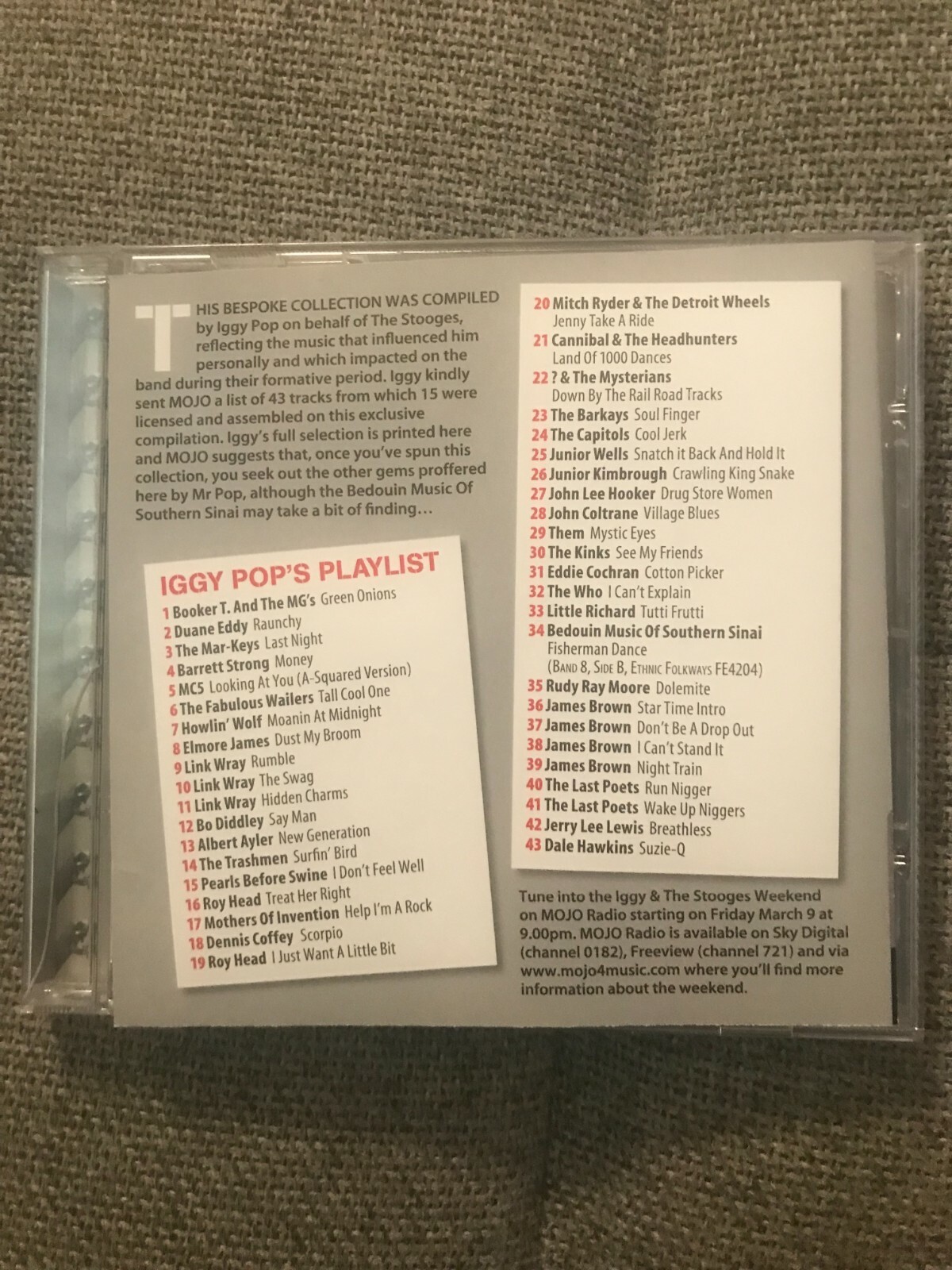 Stooges *JUKEBOX *Mojo *CD *NM/NM *2007 *Mojo Magazine *April 2007 *UK ...