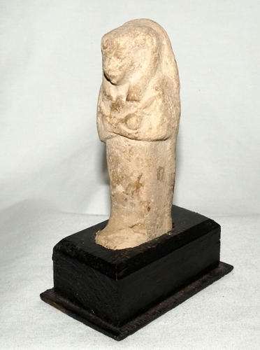 1000BC Egyptian Ushabti Clay Figure on Stand Luxor, Nile 20th Dynasty ...