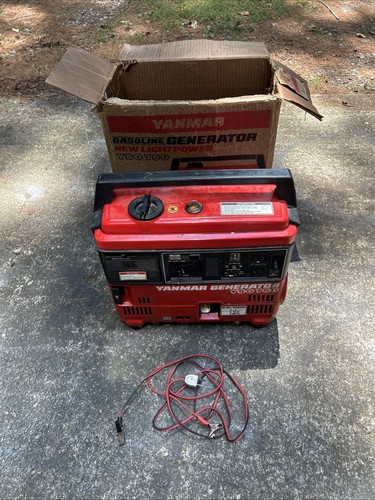 Vintage Portable Yanmar YSG 750 watt generator For service - Gas ...