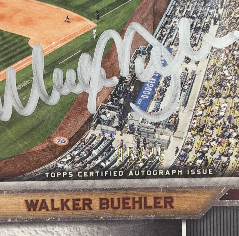 2023 Topps Museum Collection Walker Buehler Atelier Book Card Booklet ...