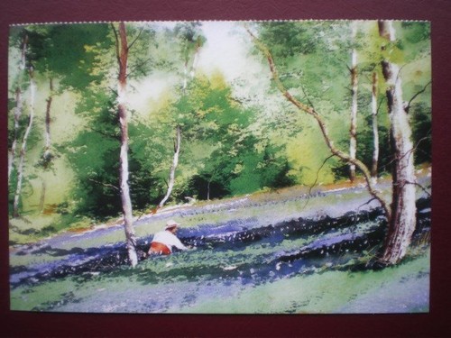 POSTCARD A8 YORKSHIRE ROTHERHAM - LISTERDALE - PAINTING BY JOHN RUDKIN ...