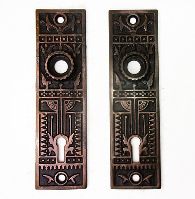 Door Plates & Backplates - Victorian Door - 4