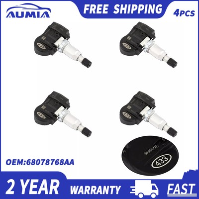 4PS Tire Pressure Sensor For 08-12 Chrysler Town & Country Dodge ...