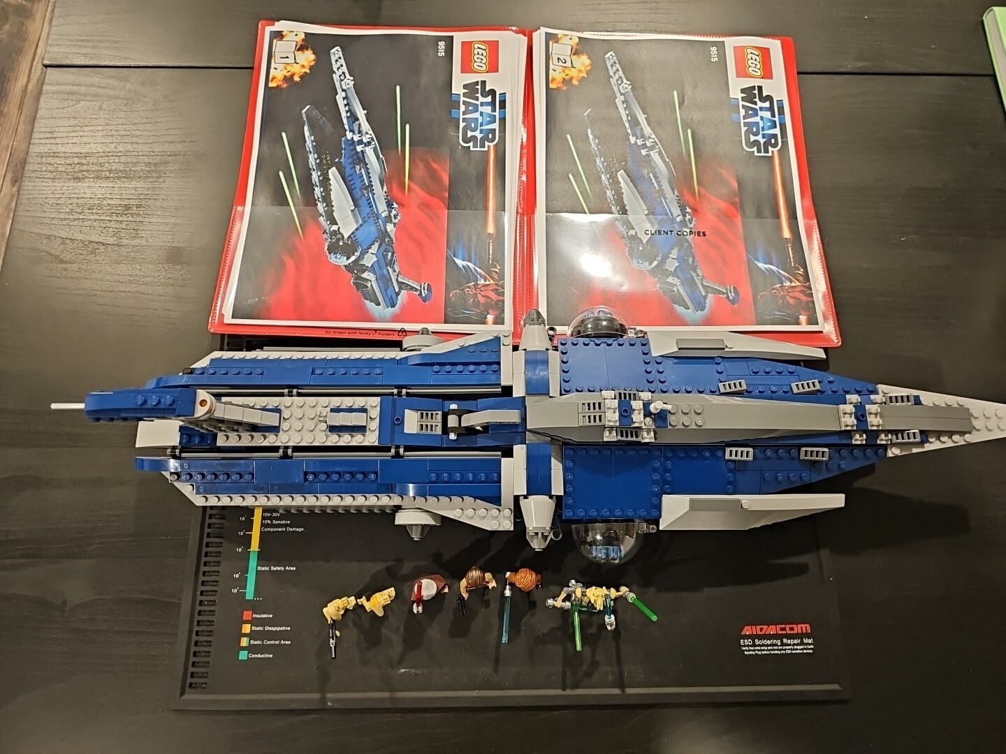 Lego Star Wars 9515 The Malevolence 100% Complete 1094 Pieces 1 broken ...