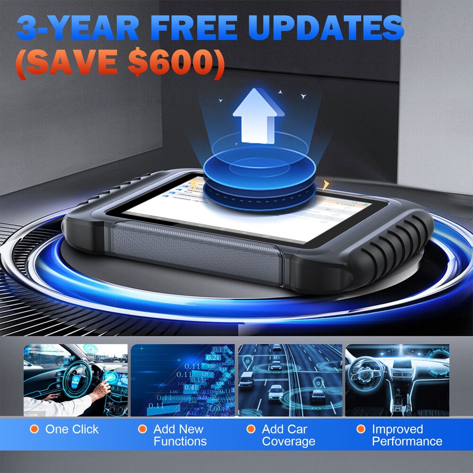 XTOOL D8W V2.0 Bidirectional OBD2 Scanner Diagnostic Coding Car Key ...