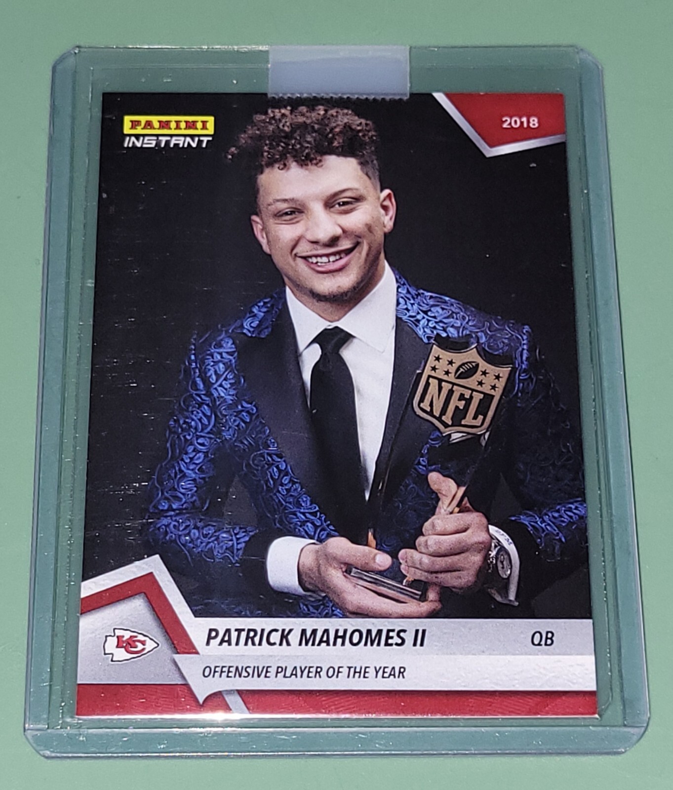 2018-2019 Patrick Mahomes Panini Instant 442 Offensive Player of the ...