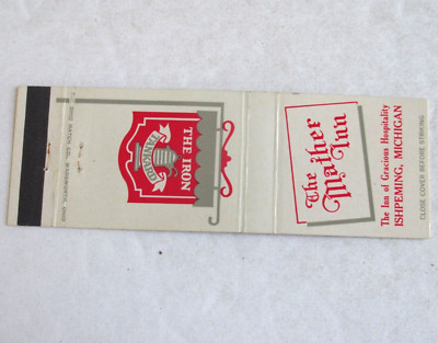 Q549 Vintage Matchbook Cover The Mather Inn Ishpeming MI Michigan | eBay