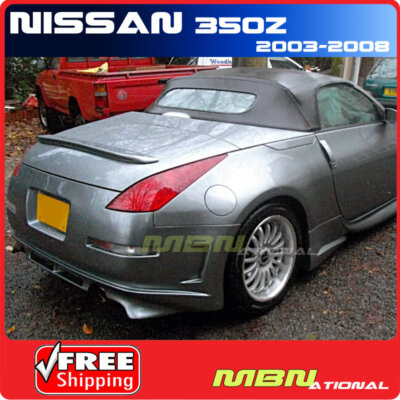 For 03-08 Nissan 350Z Convertible Rear Trunk Lip Spoiler Painted WV2 ...