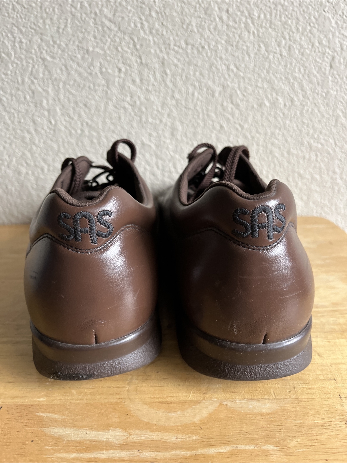 SAS Time Out Mens Brown Leather Tripad Comfort Walking Shoes Made In ...