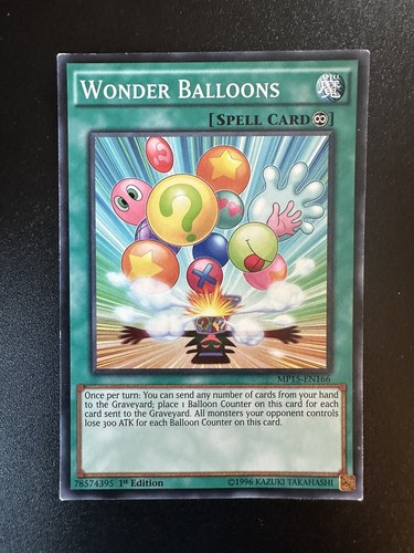 Wonder Balloons - MP15-EN166 - Common - 1st Edition | eBay
