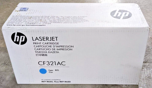 Genuine HP 653A CF321AC Cyan HighYield Toner 16.5K Page HP LaserJet MFP ...