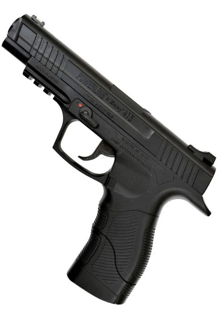 Daisy PowerLine 415 - .177 Cal BB CO2 Airgun Pistol - Semi-Automatic ...