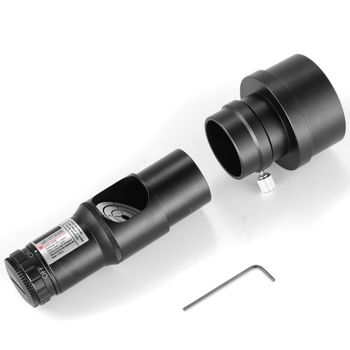 Red Laser Collimator， Adjustable 1.25''Collimation Eyepiece&2''Adapter ...