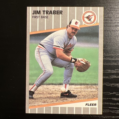 1989 Fleer - #625 Jim Traber Baltimore Orioles | eBay
