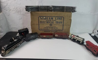 Marx Streamline Electrical Set 3987 New York Central 0-4-0 Steam Loco ...
