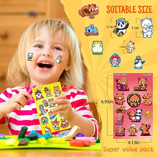 Scratch and Sniff Stickers, 65 Sheets Scented Stickers, 720+ Smelly Red ...