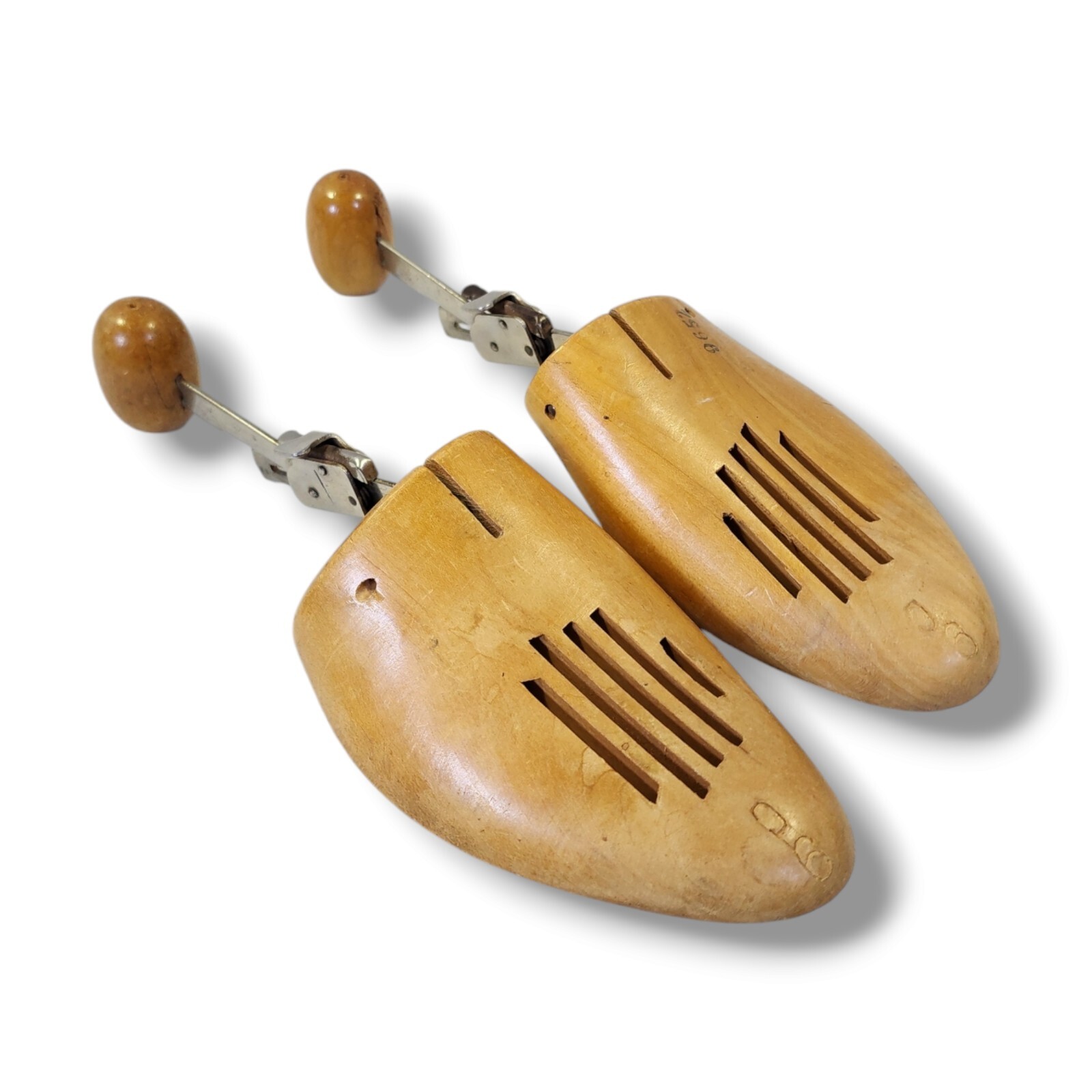 Vintage MILLER Wooden Shoe Tree Stretcher Adjustable … - Gem