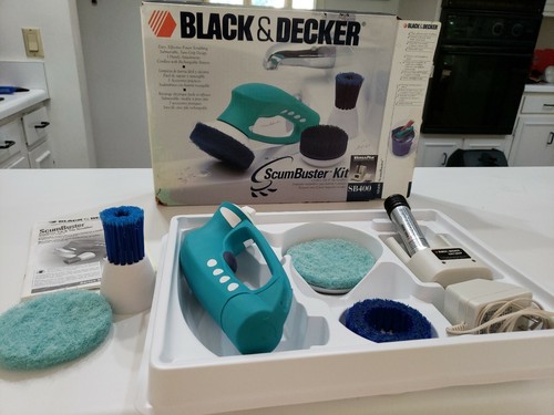 Black & Decker ScumBuster Kit Cordless Wet Scrubber Model SB400 | eBay