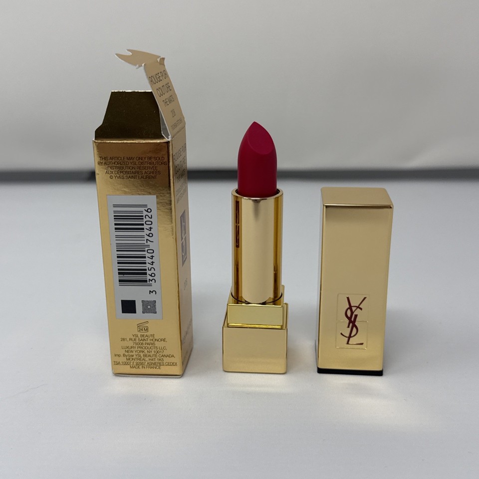 YSL Rouge Pur Couture The Mats Lipstick ~ 208 Fuchsia Fetiche ~ NIB | eBay