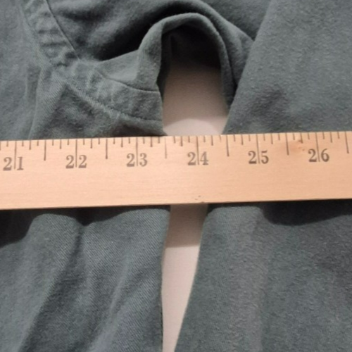 Ralph Lauren mens hunter green long sleeve button up classic shirt blue ...