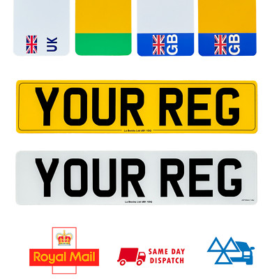 Number Plates Premium Car Reg Plates Road Legal MOT Compliant Plates 2D ...