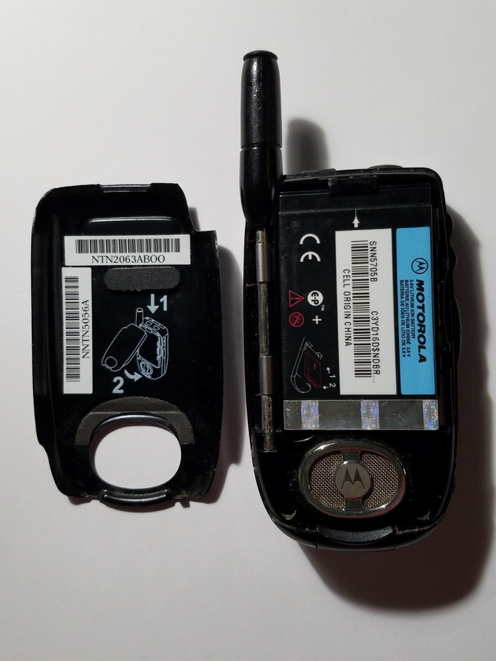 Rare Collectors Boost Mobile Black Motorola i730 PTT Chirp Flip Bleep ...