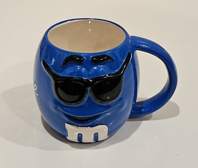 Mars Retail Group Blue MM M&M Coffee Mug 20 oz M+M World | eBay