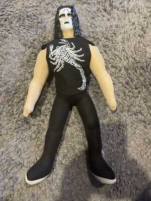 WCW Sting 13” Plush Doll Wrestling Figure 1999 Play by Play Vintage WWE ...
