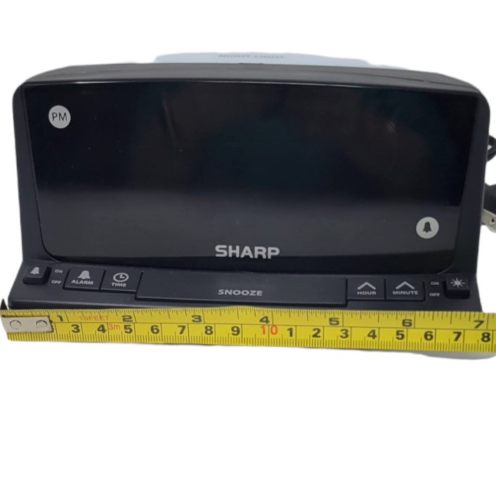 Sharp LED Digital Alarm Clock, Large Numbers, Night Light Work, Tested ...