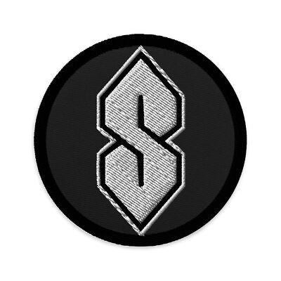 Cool S, Graffiti S, Middle School S Embroidered Patch White Iron On ...