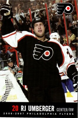 RJ Umberger 2006-07 Philadelphia Flyers Postcard | eBay