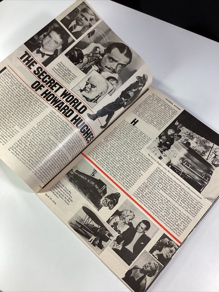 Newsweek Magazine 1976 Rare Ads Howard Hughes China Options Frampton ...