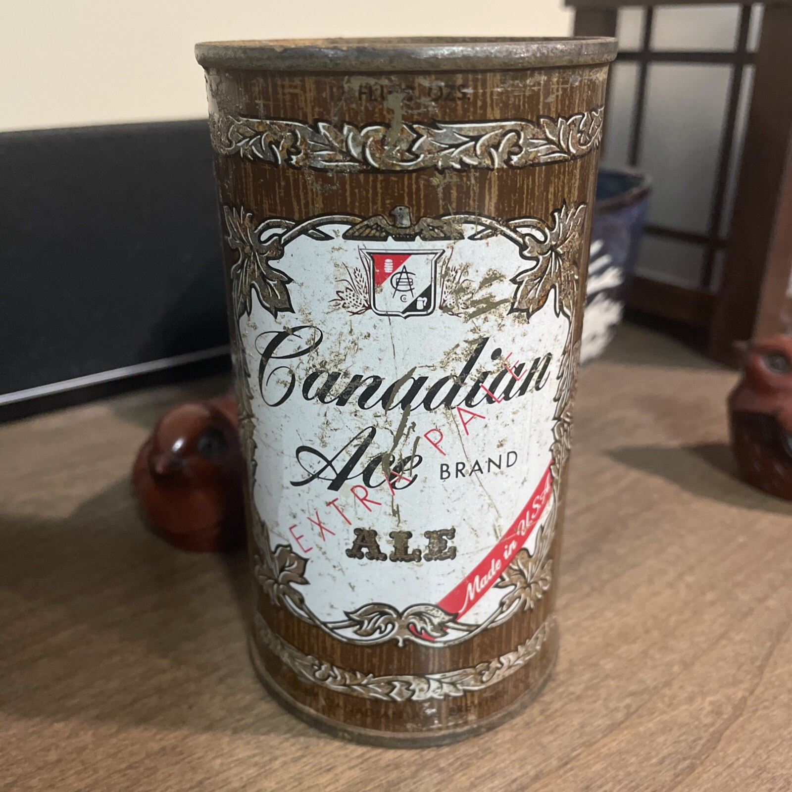 Vtg Canadian Ace ALE Extra Pale Flat Top Beer Can 1955 xxEMPTYxx 🍺🍺🍺 | eBay