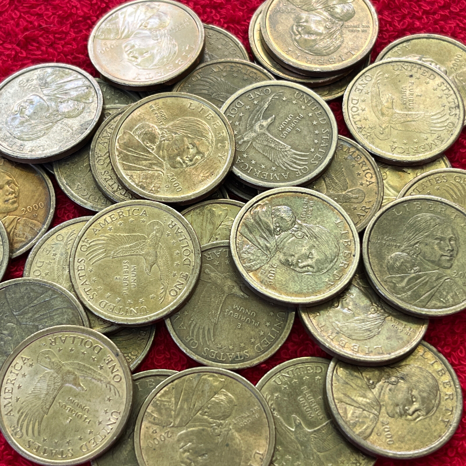 2000D Sacagawea Gold Dollar Coin • Average Circulated • Buying 1 Coin ...