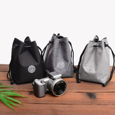 Waterproof Nylon Protector Bag Case Drawstring Pouch Camera & Lenses ...