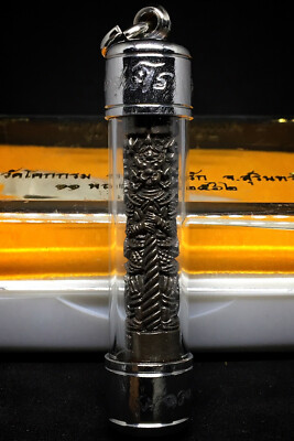 Thai Amulet Takrut Thao Wes Suwan LP Rod Power Protection Anti-Ghost ...