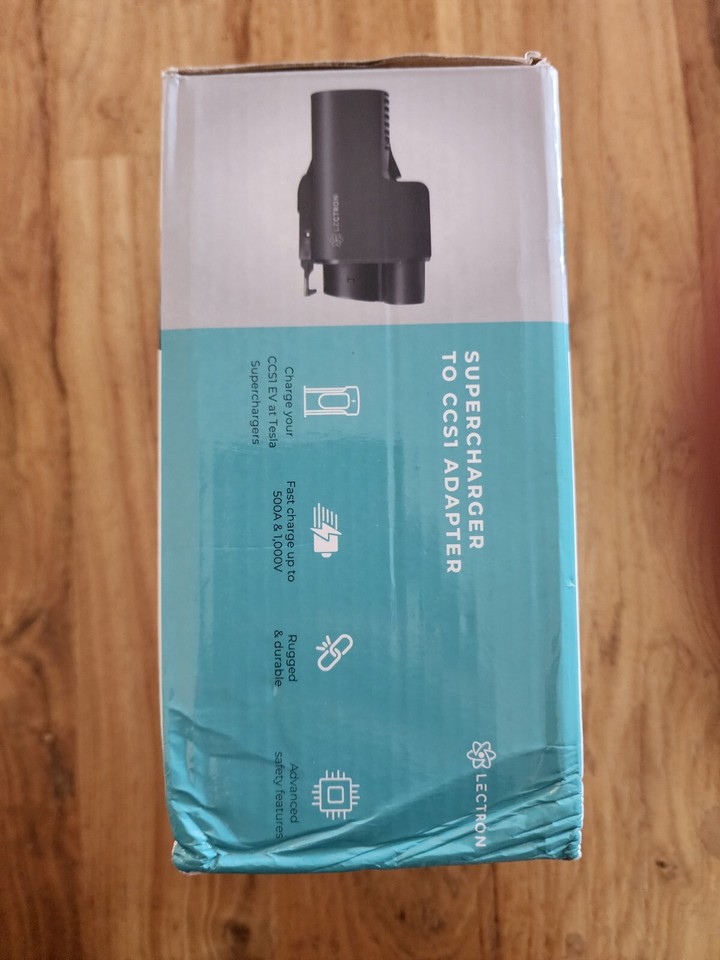 Lectron Tesla Supercharger (NACS) to CCS Adapter 500A 1000V Vortex Plug ...