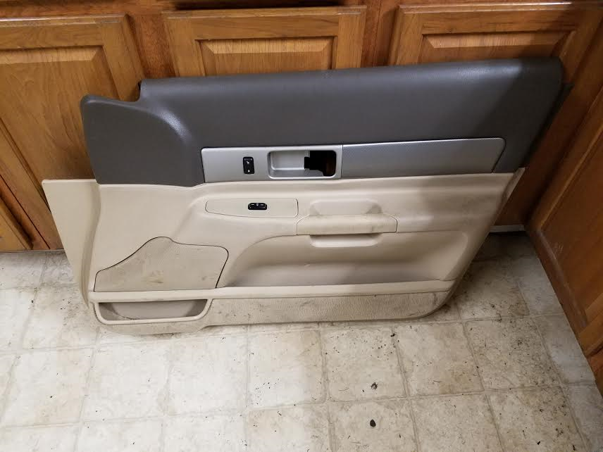 2003 2004 2005 2006 LINCOLN LS RIGHT FRONT INTERIOR DOOR PANEL SILVER ...