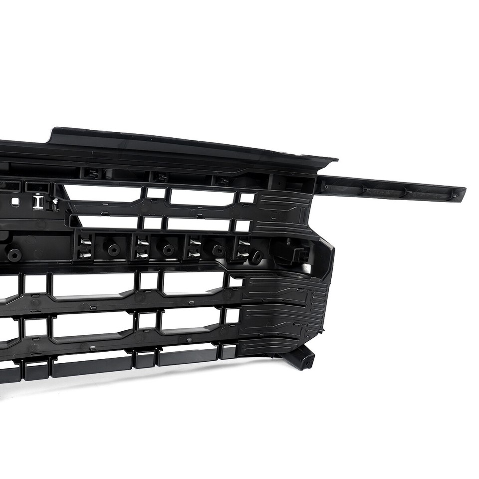 New Silver Ice Front Bumper Grille For 2022-2024 Chevy Silverado 1500 ...