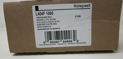 HONEYWELL L404F1060 Pressuretrol Controller | eBay