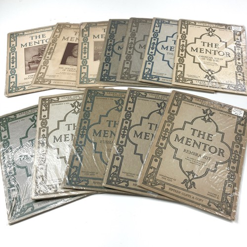 Lot of 12 The Mentor Magazine Vintage 1916 Editions History Fine Arts ...