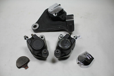 Harley FXR rear brake caliper + mount + dual disc front brake calipers ...