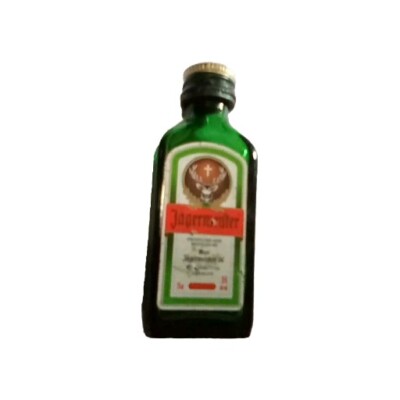JAGERMEISTER Germany 20ML Mini Size Green Bottle Advertising Barware ...