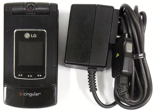 LG CU500 - Black ( AT&T / Cingular ) Very Rare Cellular Flip Phone ...