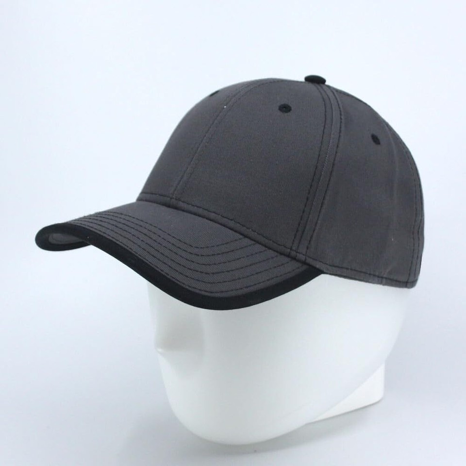 New Contrast Color Stitching Binding Trim Structured Cotton Baseball ...