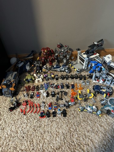 Huge Lego marvel lot 40 Minifigures 8 Sets 95%-99% Complete | eBay
