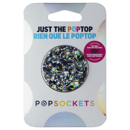 PopSockets PopGrip Swappable Top - Mirror Glass (Top Only/No Base ...