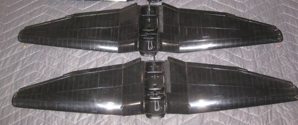 (5) Vintage Cox Thimble Drome Stuka Wings (black) 23-1/2" | eBay