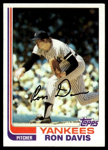 1982 Topps Ron Davis New York Yankees #635 | eBay