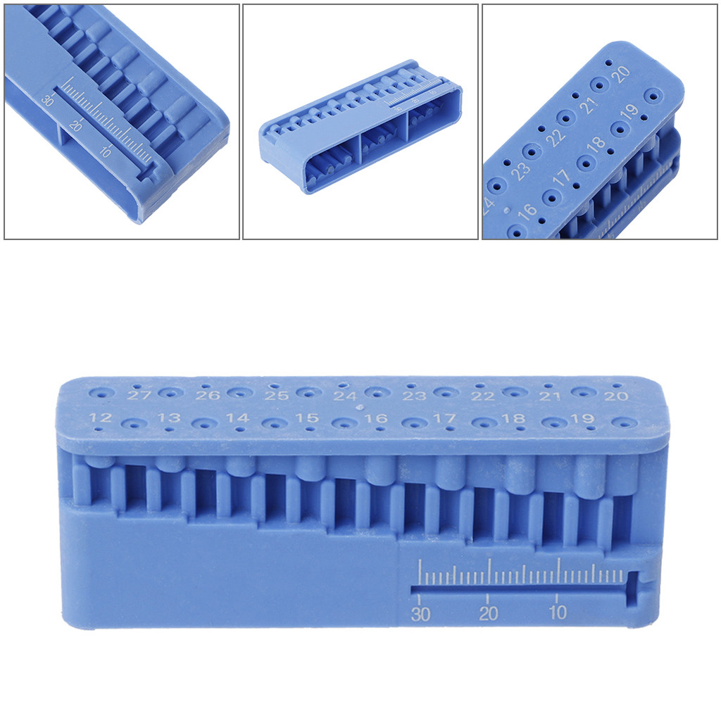 Dental Endo Measuring Block Endodontic File Holder Ruler Autoclavable ...